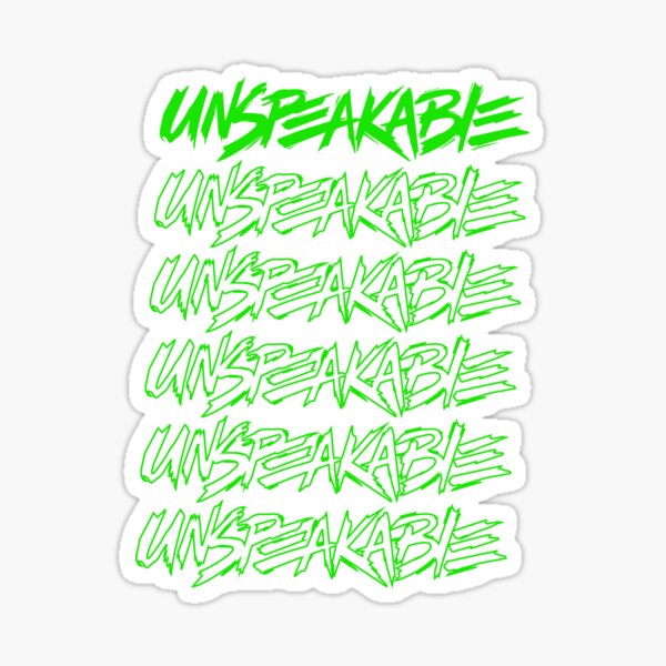 Unspeakable Gaming Stickers | Redbubble