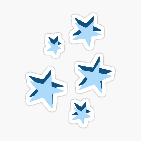 "Blue Star Sticker Pack" Sticker by gcooper04 | Redbubble
