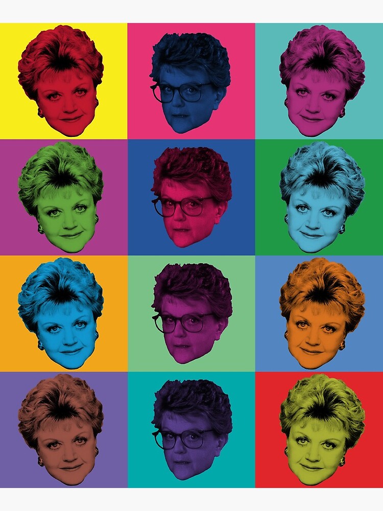 "PopArt Jessica Fletcher" Art Print for Sale by lollypopninja | Redbubble