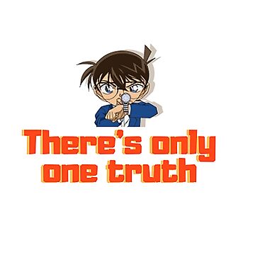 "Detective Conan There's Only One Truth" Art Board Print for Sale by ...