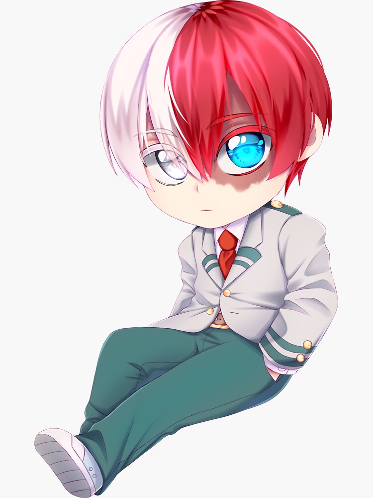 "Todoroki Chibi" Sticker for Sale by MYF1224 | Redbubble