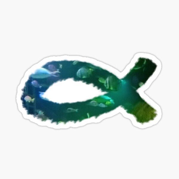"Christian fish symbol" Sticker for Sale by HoFDesigns | Redbubble