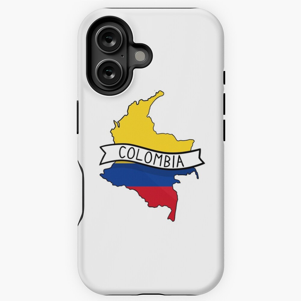 "Colombia Flag Map Sticker" Sticker for Sale by Drawingvild | Redbubble