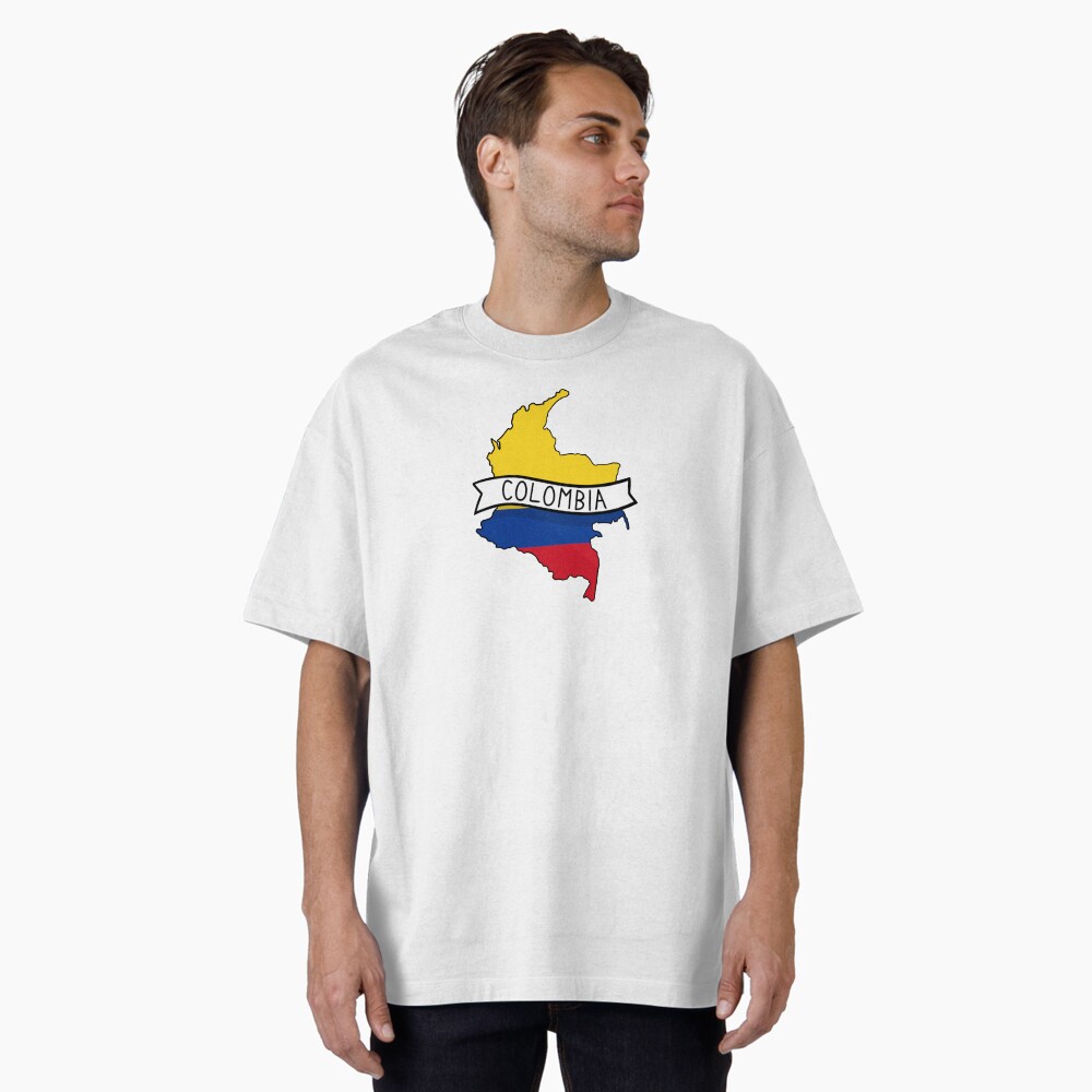 "Colombia Flag Map Sticker" Sticker for Sale by Drawingvild | Redbubble