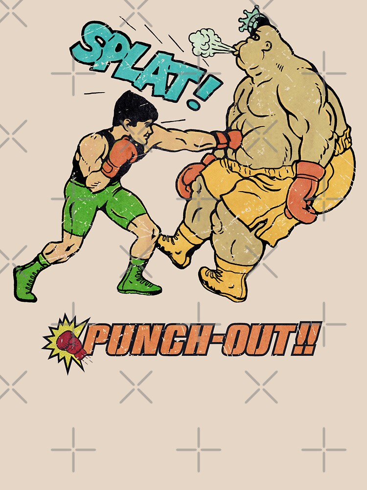"Punch-Out Vintage Poster V02" T-shirt for Sale by Virtual-Player ...
