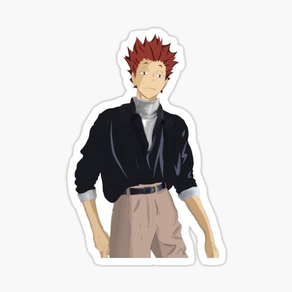 "Tendou Drip Collection" Sticker by Adrisalamanca16 | Redbubble