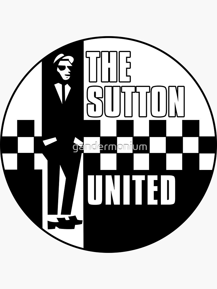 "Sutton Ska" Sticker for Sale by gandermonium | Redbubble
