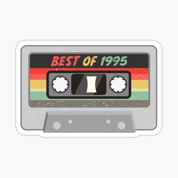 "26th Birthday Gifts Year Old - Vintage 1995 Best of 1995" Sticker by ...