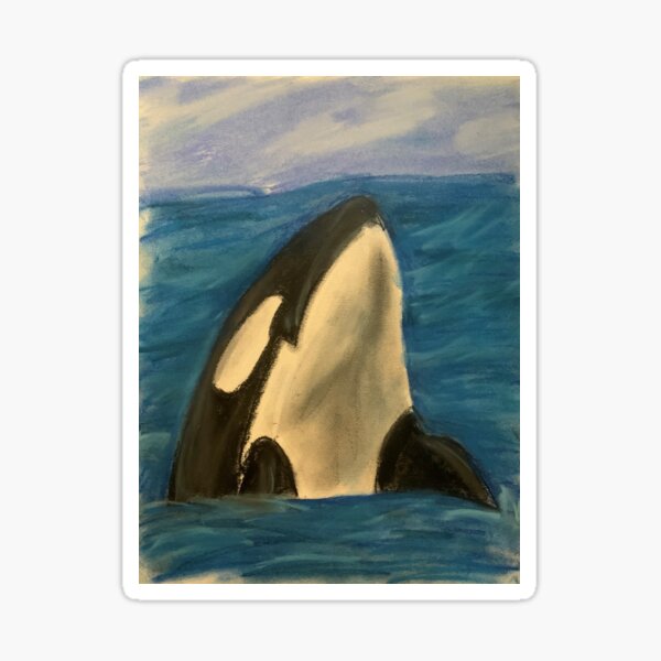 "Hello Orca" Sticker by EpcotDuck | Redbubble