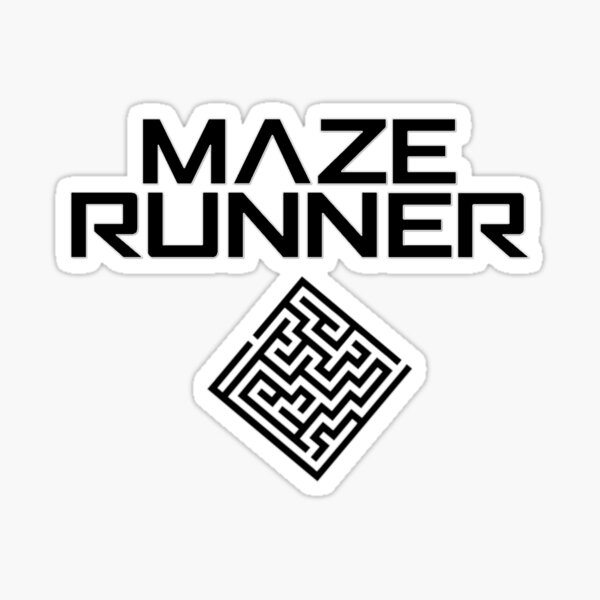 "Maze Runner" Sticker for Sale by mutualletters | Redbubble