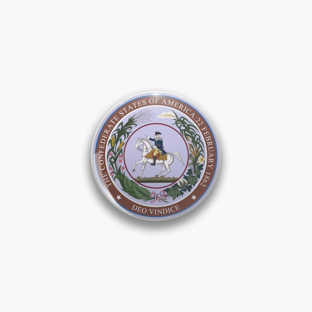"The Official Seal of the Confederate States of America 1862" Pin for ...