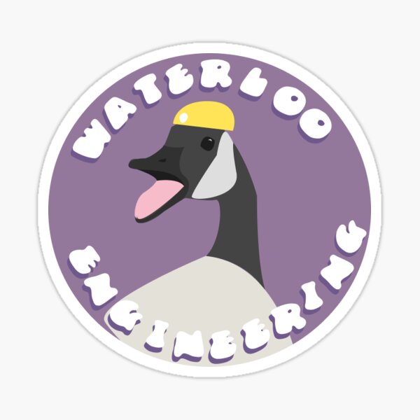 "University of Waterloo" Sticker for Sale by alysacortes | Redbubble