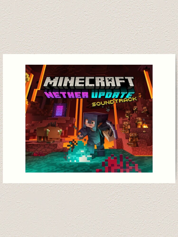 "Minecraft nether update ." Art Print for Sale by Bodda01 | Redbubble