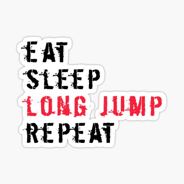 "Long Jump" Sticker by frigamribe88 | Redbubble