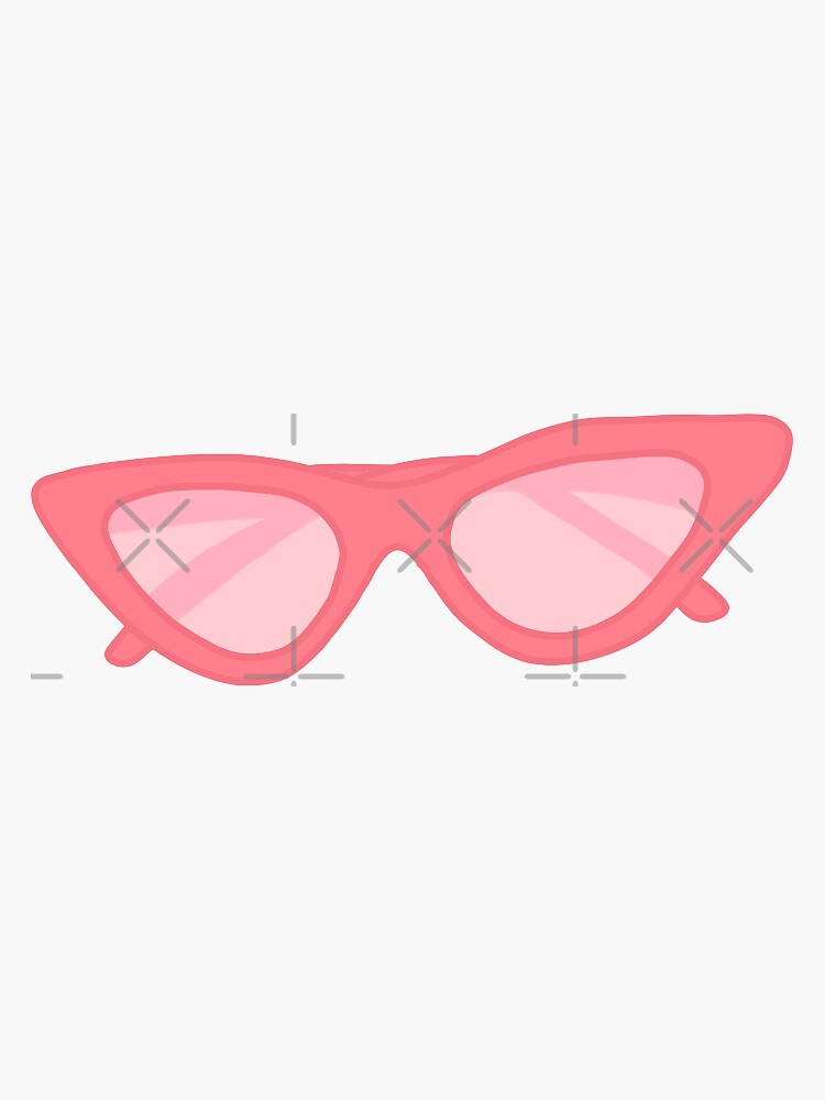 "Pink Shades" Sticker for Sale by MadeByAyla | Redbubble