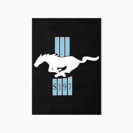 "Standard White S197 Logo" Art Board Print by SkyTheS197 | Redbubble