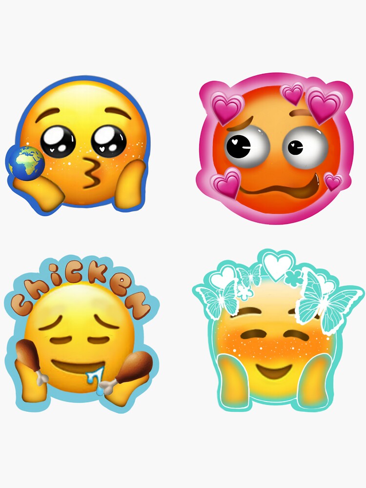 "Small Sticker Pack - Emoji" Sticker for Sale by khaliax | Redbubble