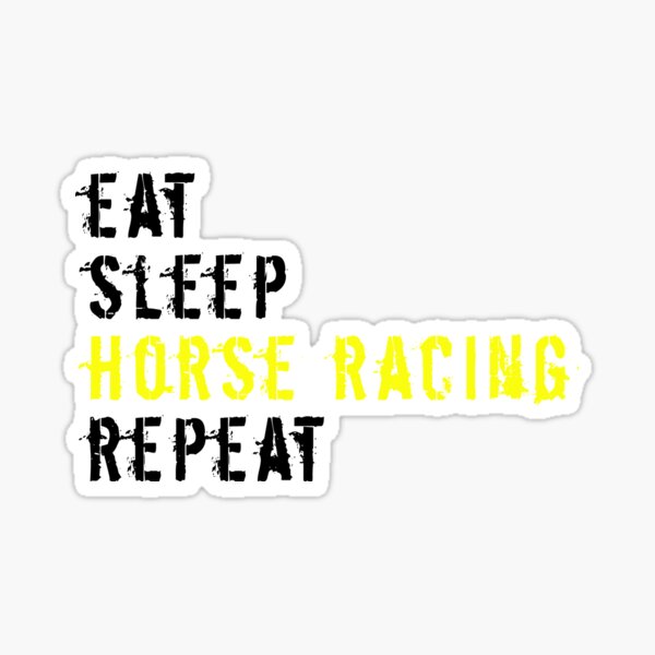 "Horse Racing" Sticker by frigamribe88 | Redbubble