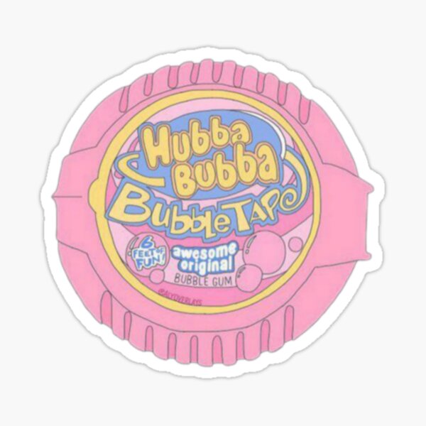 "Hubba bubba" Sticker for Sale by siennalewis | Redbubble