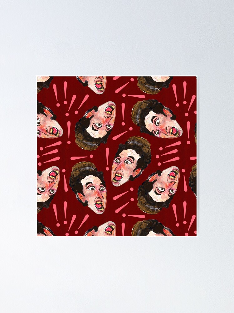 "Al Pacino von Heat Yelling Pattern" Poster von RobertPhelpsArt | Redbubble