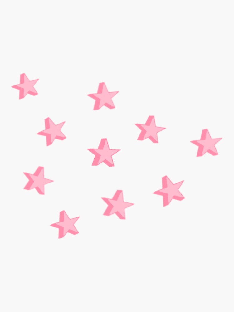 "Pink star pack" Sticker by VsDesignShop | Redbubble