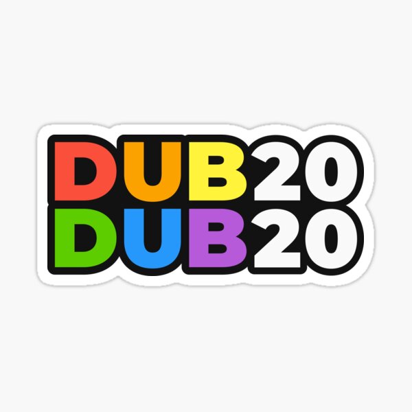 "Dub Dub 2020 Logo" Sticker by MtzArte | Redbubble
