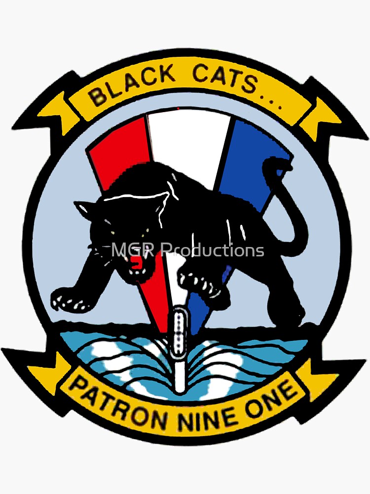 "VP-91 Black Cats" Sticker for Sale by Quatrosales | Redbubble