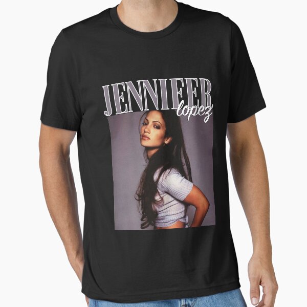 "JENNIFER LOPEZ 90s " Essential T-Shirt for Sale by melanybats | Redbubble