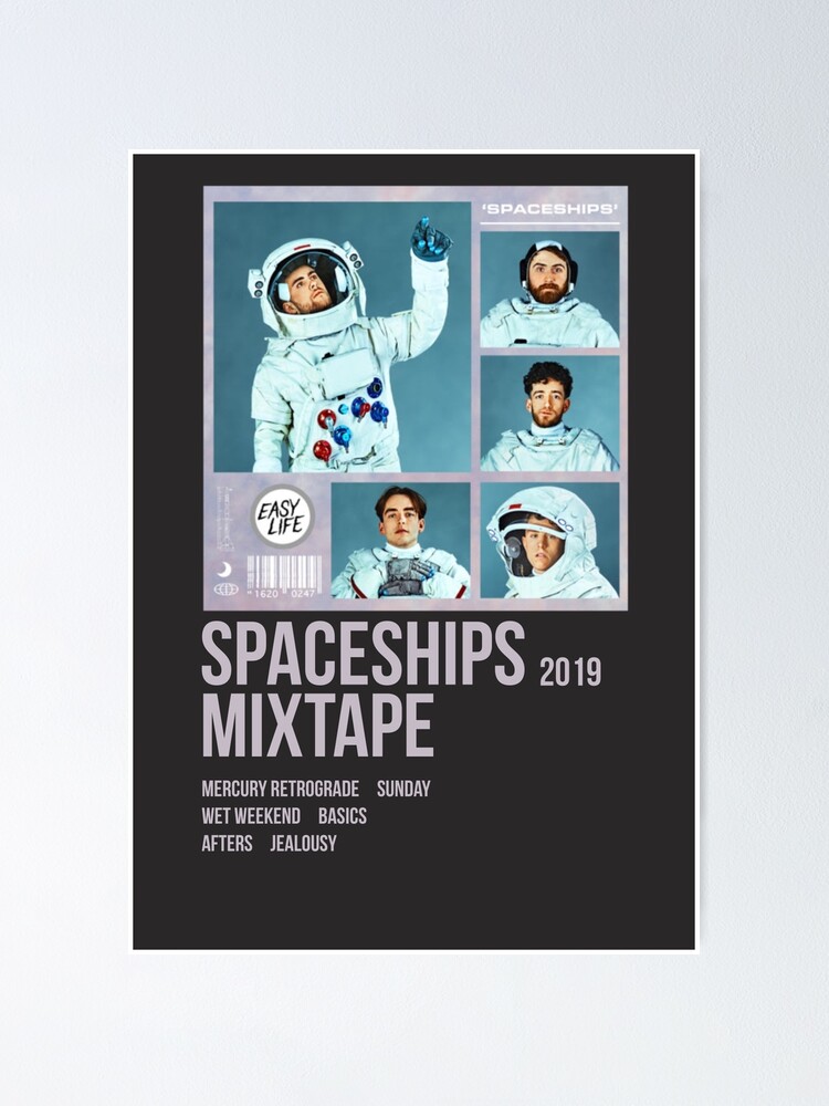 "Easy Life ‘Spaceships Mixtape’ Album Tracklist" Poster by growingland ...