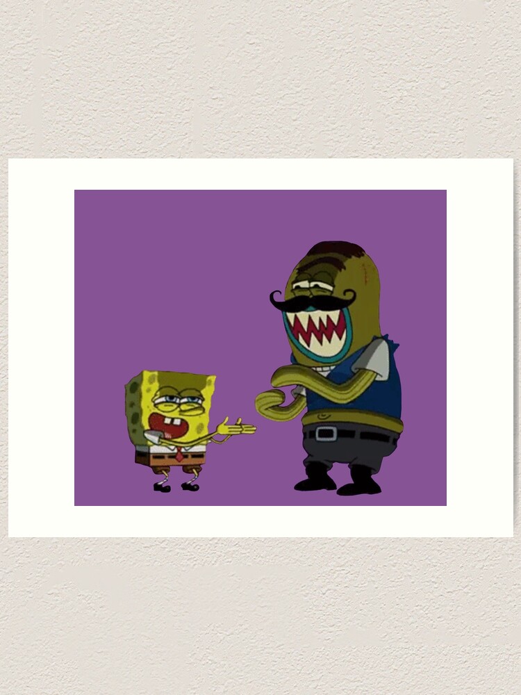 "The Tattletale Strangler and Spongebob" Art Print for Sale by rach6319 ...