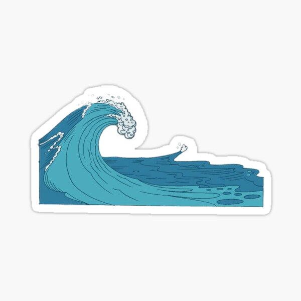 "vsco ocean wave " Sticker by shelbymorin | Redbubble
