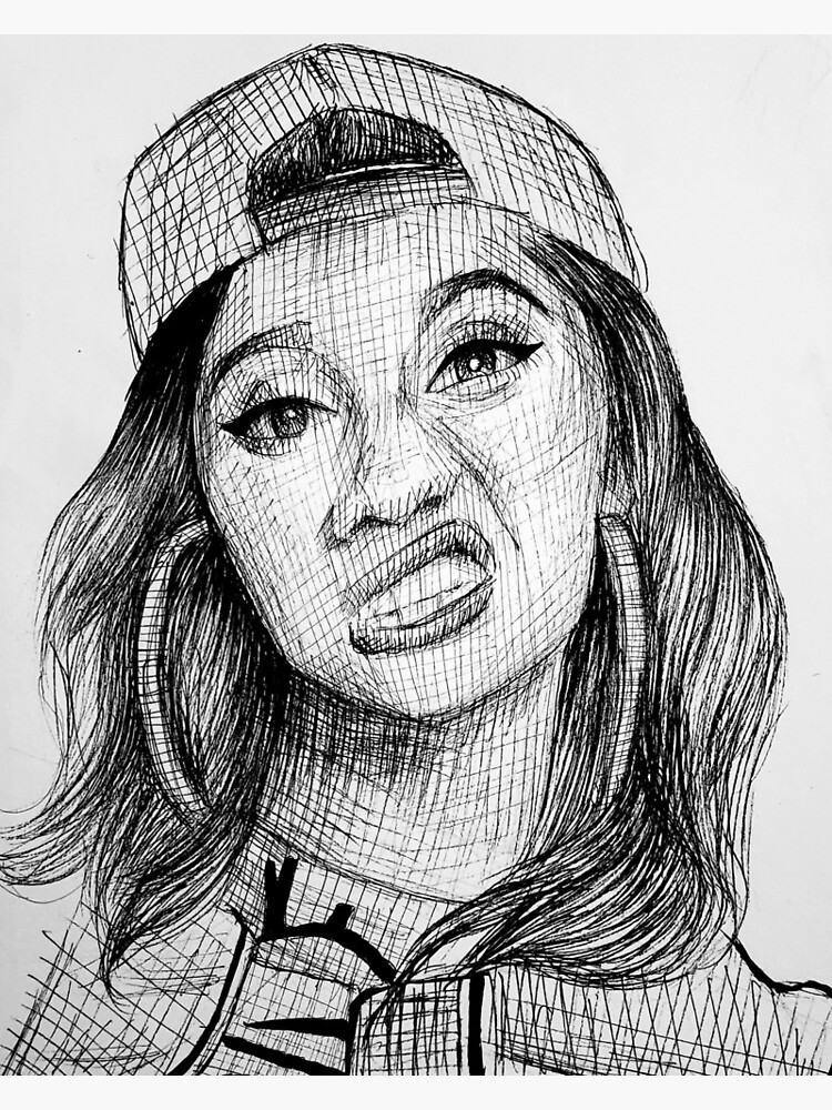 "Cardi B" Art Print for Sale by dnothmann | Redbubble