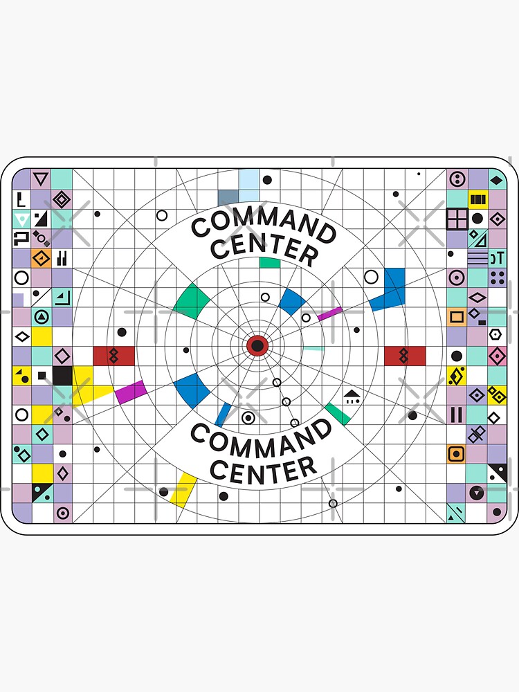 "Space 1999: Command Center" Sticker for Sale by ChrisOrton | Redbubble