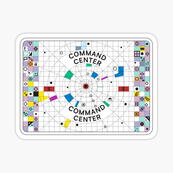 "Space 1999: Command Center" Sticker for Sale by ChrisOrton | Redbubble