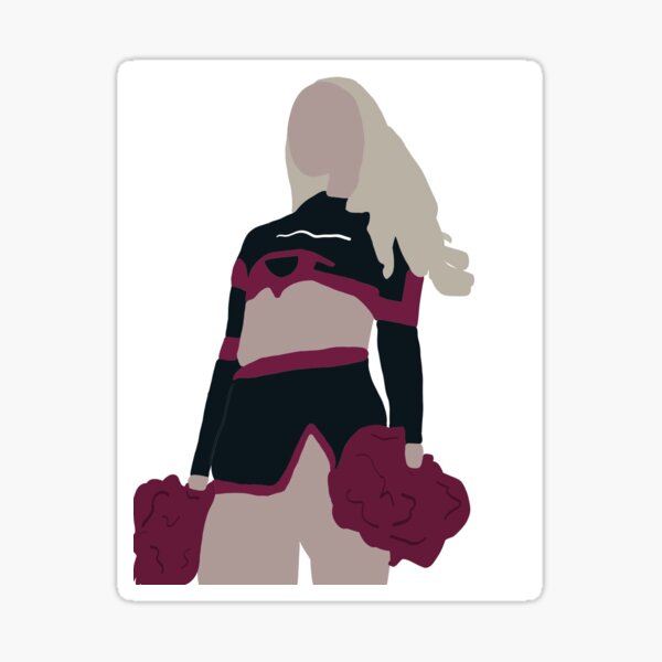 "Cheer sticker" Sticker for Sale by biancabeachy | Redbubble