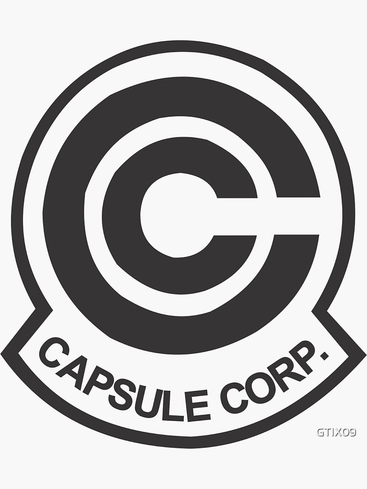 "Capsule Corp." Sticker by GTIX09 | Redbubble