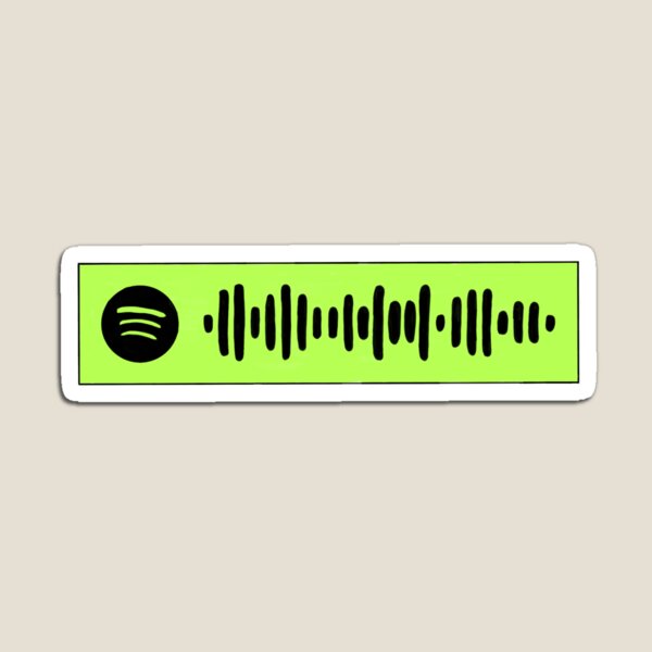 Shawtys Like A Melody Spotify Code Magnets | Redbubble