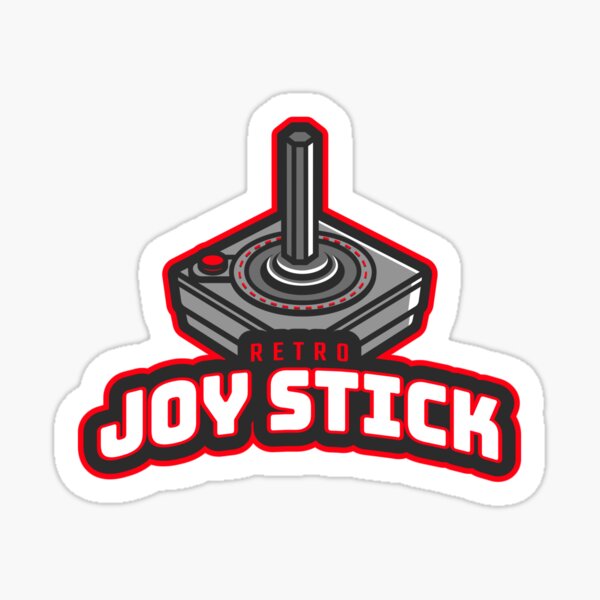 "Retro Joystick" Sticker for Sale by noahzboxvintage | Redbubble