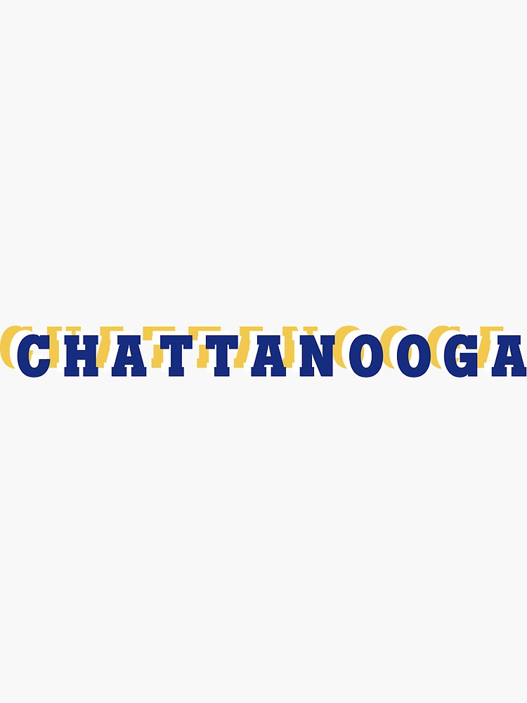 "CHATTANOOGA" Sticker for Sale by oliviachadwell | Redbubble