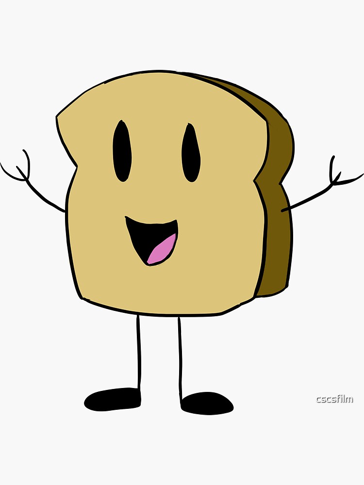 "Hello I'm Toast!" Sticker by cscsfilm | Redbubble