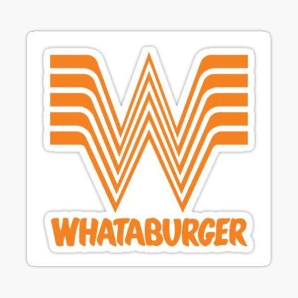 "Whataburger" Sticker for Sale by emmapierrottie | Redbubble