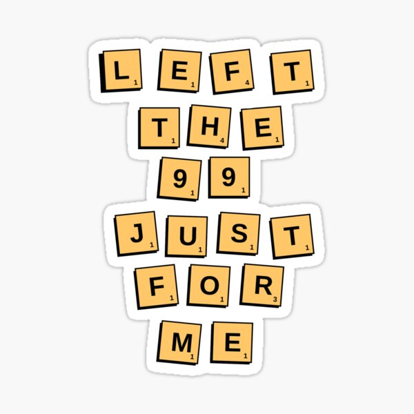 "99" Sticker for Sale by Cherish21 | Redbubble