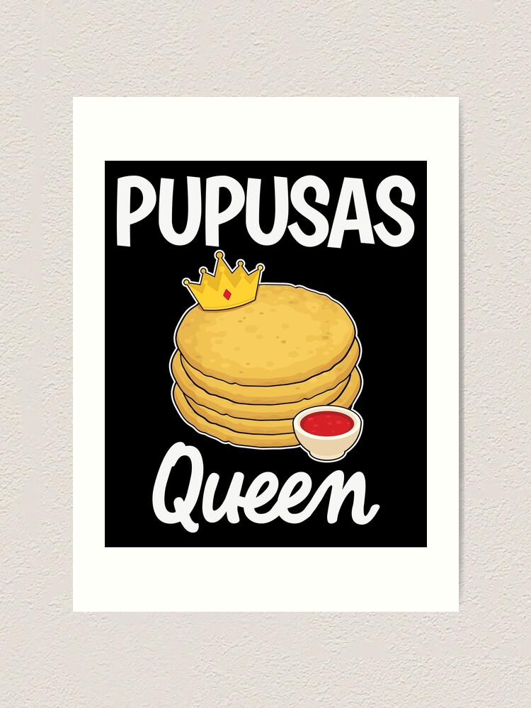 Lámina artística « Obtén este diseño de pupusa hoy y muestra tu amor y ...