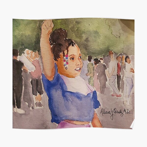 "Protest is Patriotic" Poster by BlackVet | Redbubble