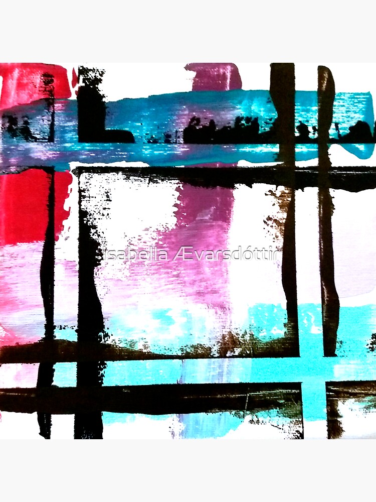 "Abstract Art " Sticker by IsabellaAevar | Redbubble