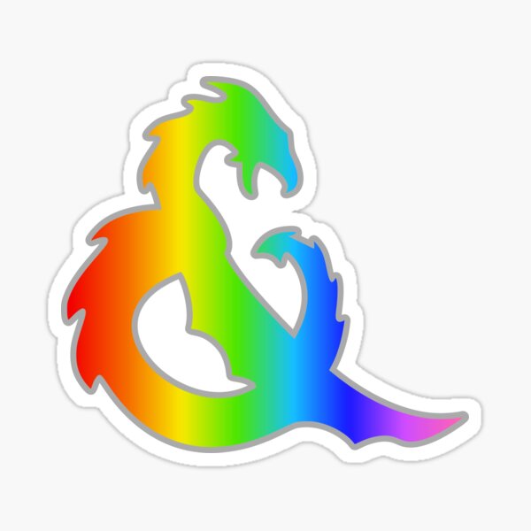 "D&D Pride" Sticker for Sale by Twisted-Giraffe | Redbubble
