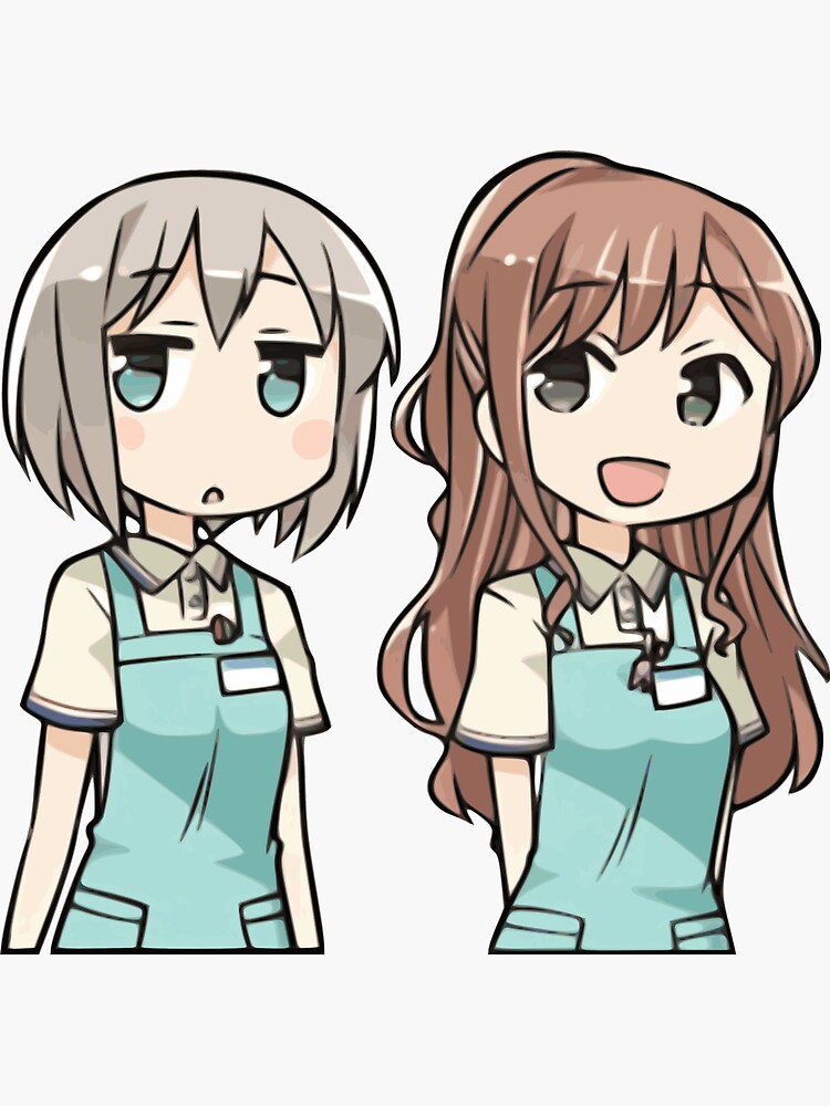 "moca and lisa " Sticker by ronadann | Redbubble