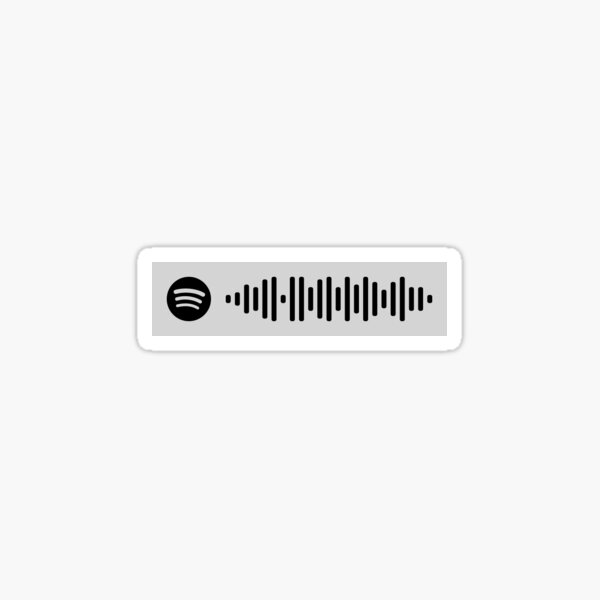 Love Songs Spotify Code Stickers | Redbubble