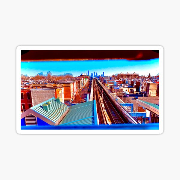 "Vintage Train tracks" Sticker by nerifrank | Redbubble