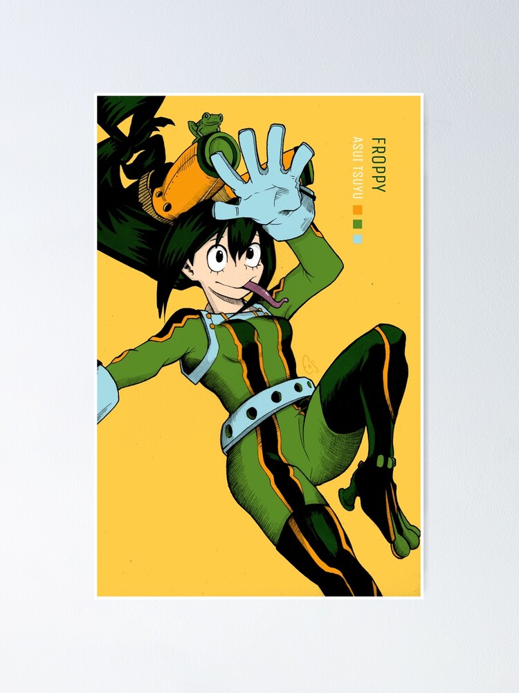 "FROPPY - Asui Tsuyu" Poster by Calou99 | Redbubble